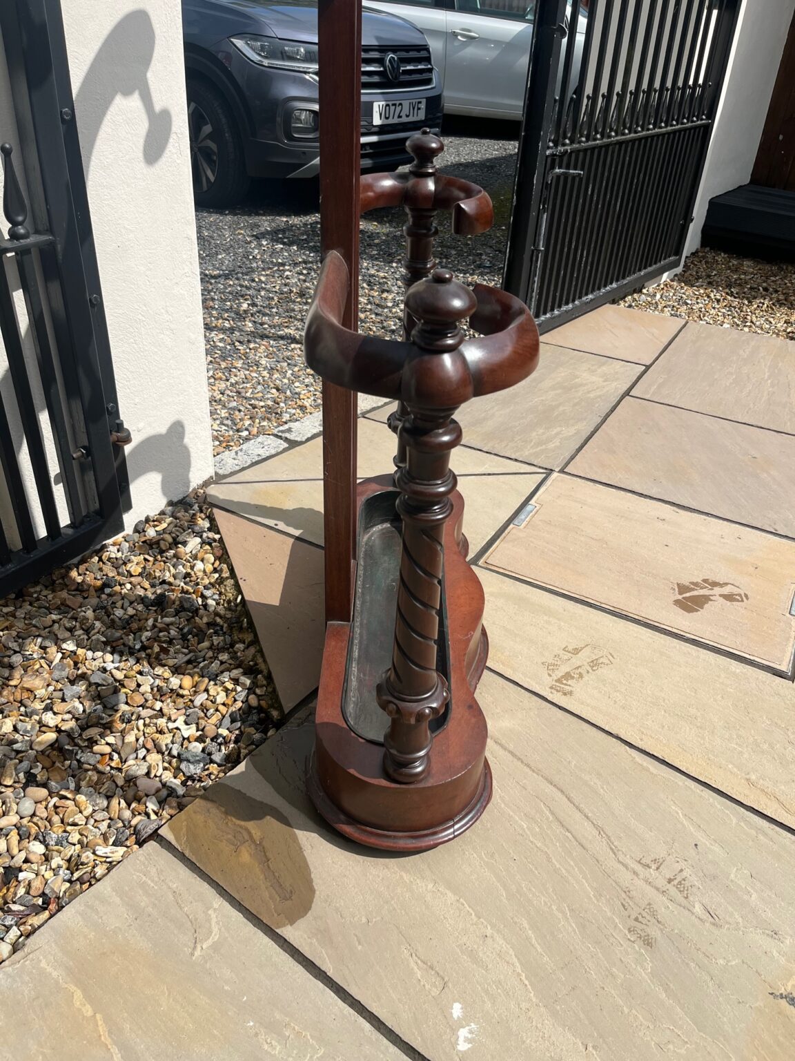 A Victorian Period mahogany hall tree - Christian Davies Antiques